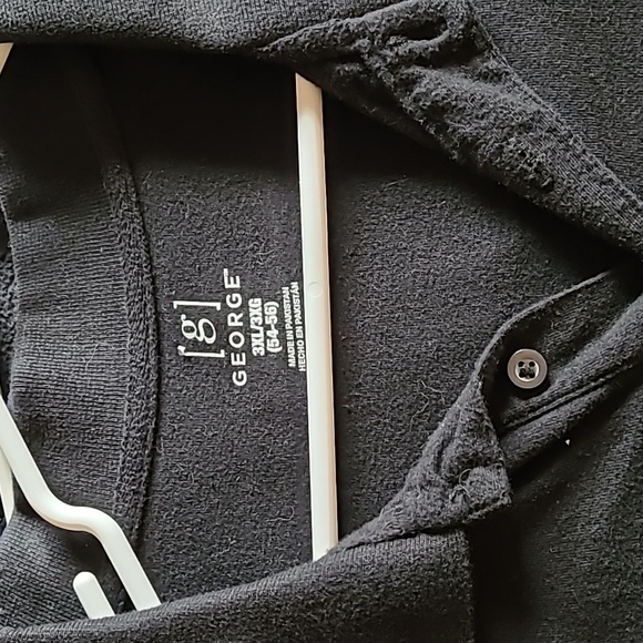 George | Shirts | George Black Collard Shirt | Poshmark